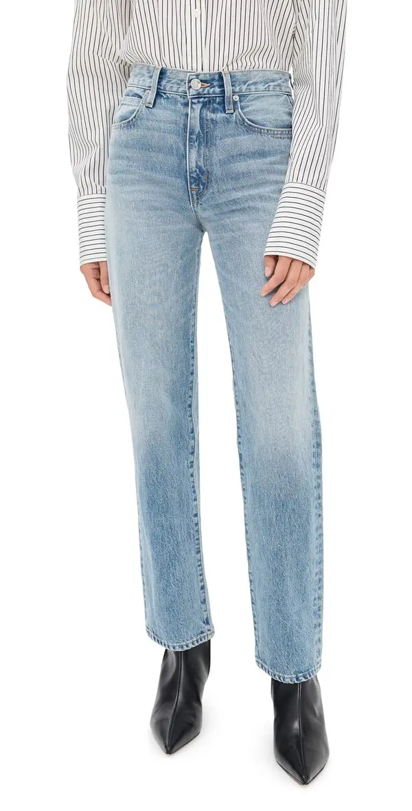 SLVRLAKE Kendra High-rise Straight Jeans - Back To Zero