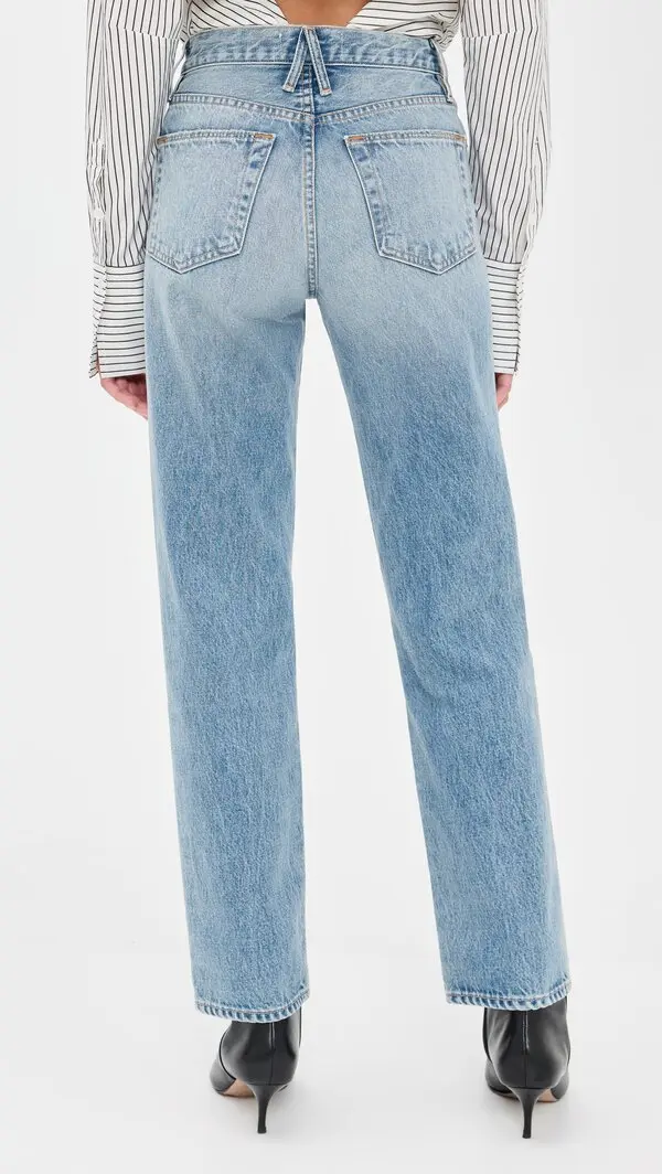 SLVRLAKE Kendra High-rise Straight Jeans - Back To Zero