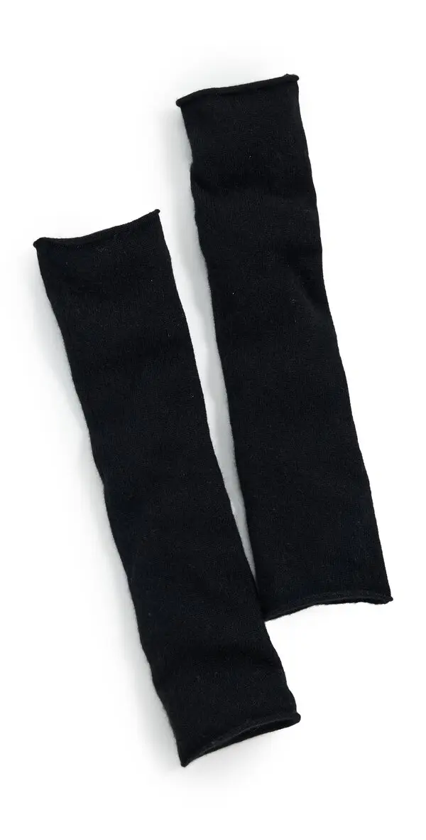 LISA YANG Aspen Arm Cashmere Warmers - Black