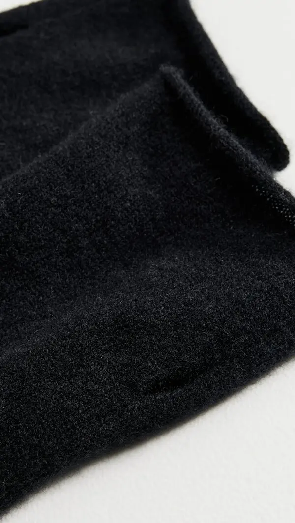 LISA YANG Aspen Arm Cashmere Warmers - Black