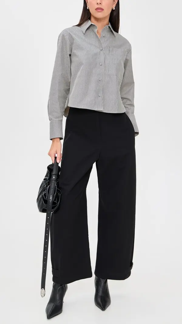 Pixie Market Button Cuff Trousers