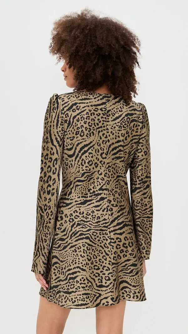 silk leopard print mini dress Leopard Print Silk Slip Dress: 100% Mulberry Silk, Bias Cut, Handmade Evening Wear