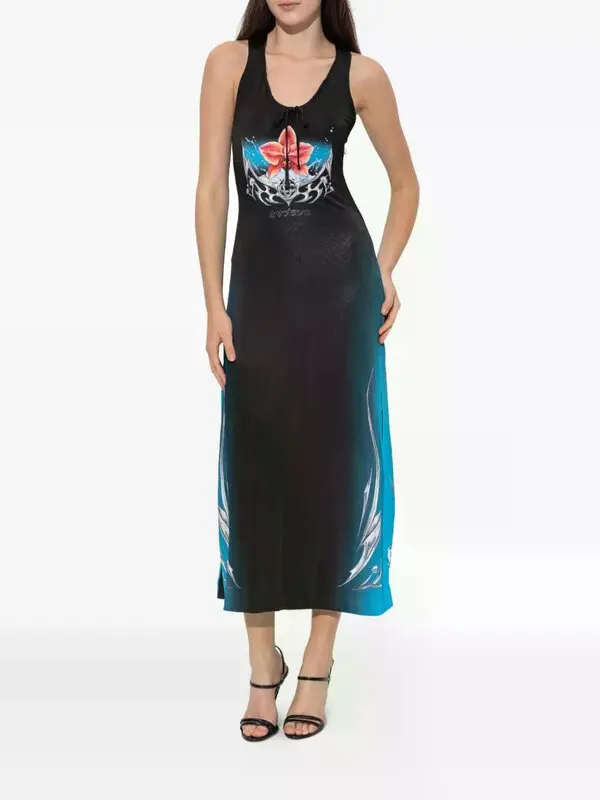 Casablanca Slinky Jersey Midi Dress