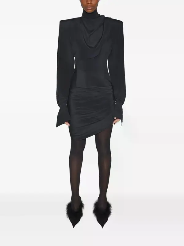 women's black leather dress Fate: All Your Idea Black Faux Leather Dress, Small - The Mint Julep Boutique main image 1