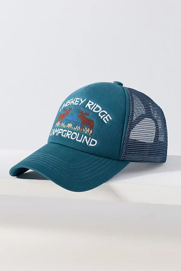 WORN/WEST Campground Trucker Hat - Whiskey Ridge Campground