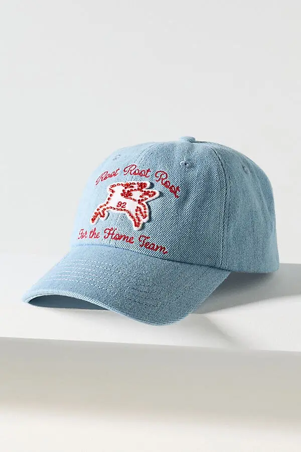 CONEY ISLAND PICNIC Good Sport Baseball Cap - Light Denim
