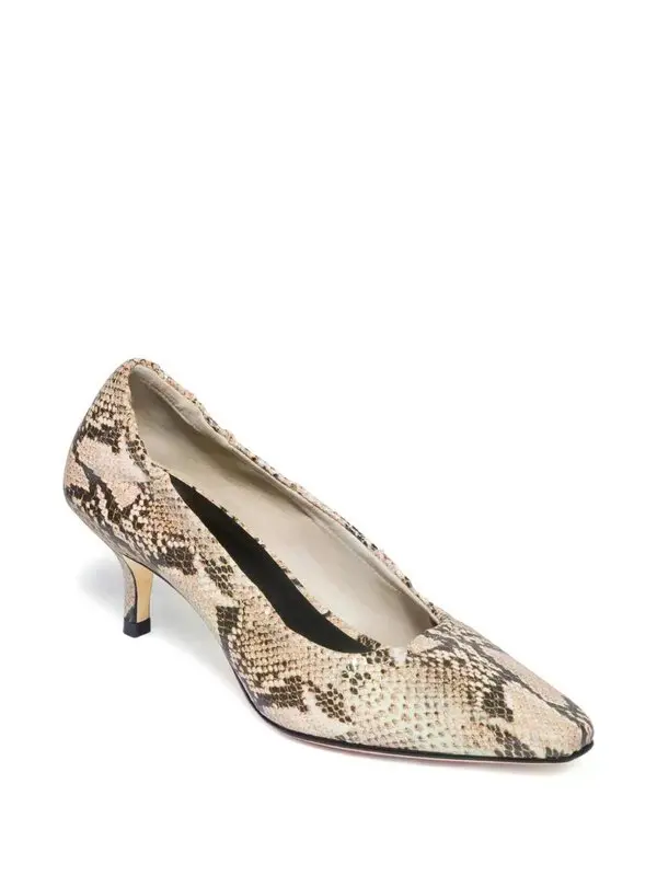 Bernardo 1946 57mm Snakeskin-effect Pumps