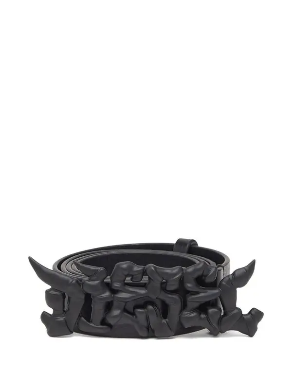 Diesel Logo B-graffiti Belt - T8013 Black