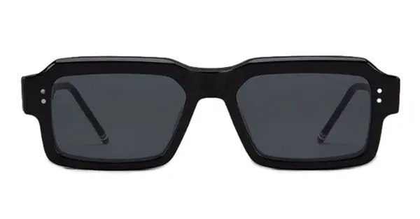 Thom Browne Rectangular Sunglasses - Shiny Black