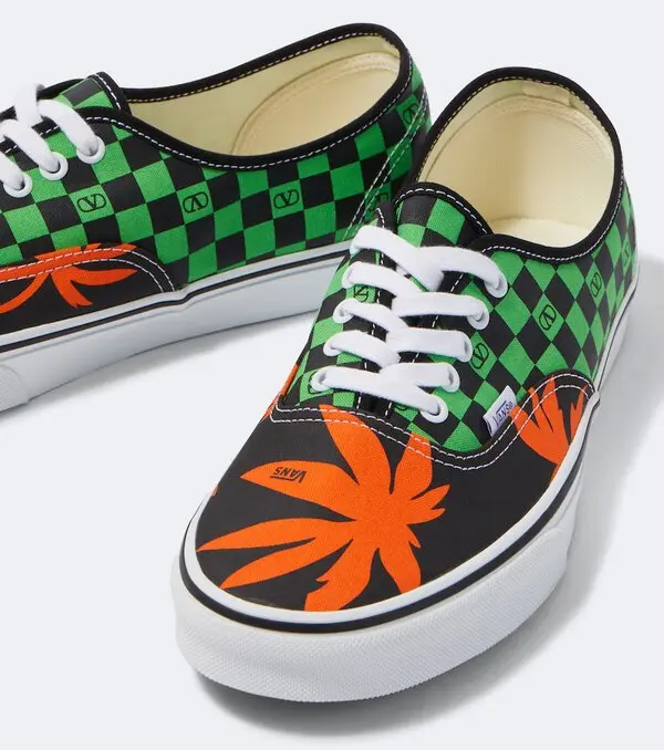 Valentino Garavani X Vans Vlogo Printed Sneakers