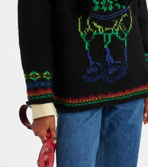 Polo Ralph Lauren Hooded Wool Sweater - Black