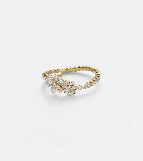 Sophie Bille Brahe Cosmos Fleur Ring - Gold