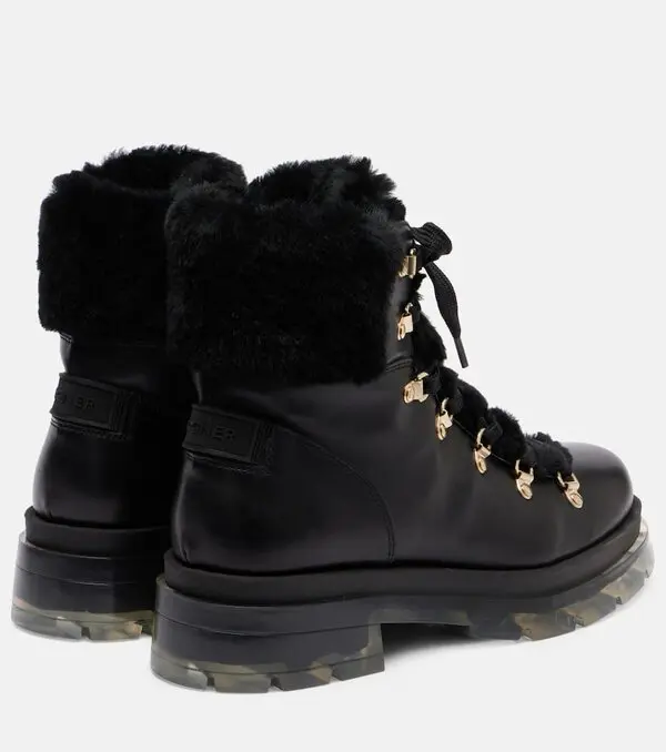 Bogner Swansea Shearling-lined Leather Ankle Boots