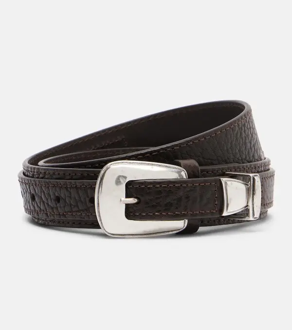LEMAIRE Leather Belt - Brown