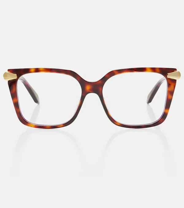 BVLGARI Serpenti Viper Cat-eye Eyeglasses - Brown