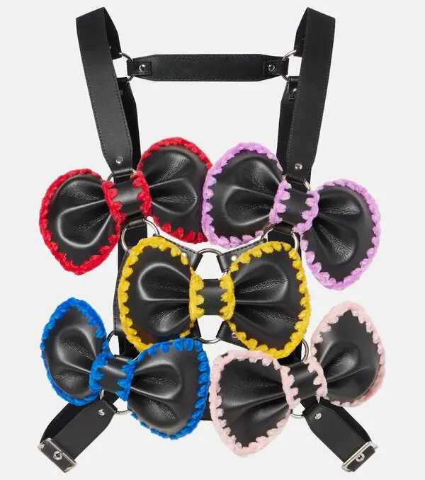 Noir Kei Ninomiya Bow-detail Top - Black