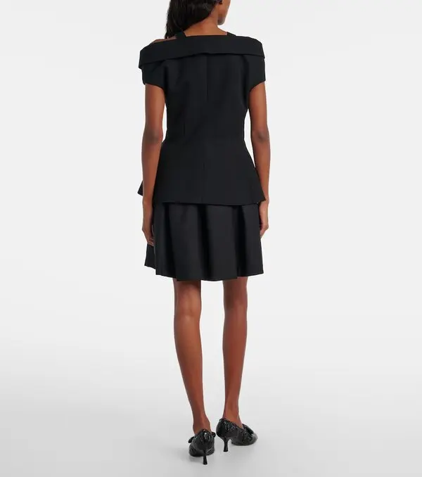Noir Kei Ninomiya Cutout Wool Top