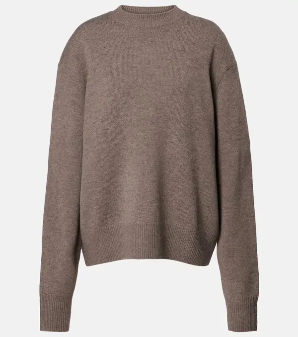 THE FRANKIE SHOP Rafaela Wool And Cashmere Sweater - Brown