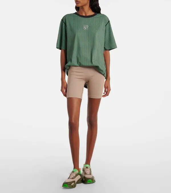 Loewe Embroidered Striped T-shirt
