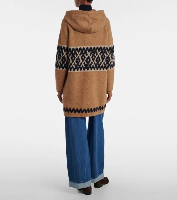 Max Mara Moscova Mohair And Wool-blend Cardigan