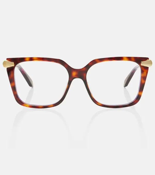 BVLGARI Serpenti Viper Cat-eye Eyeglasses - Brown