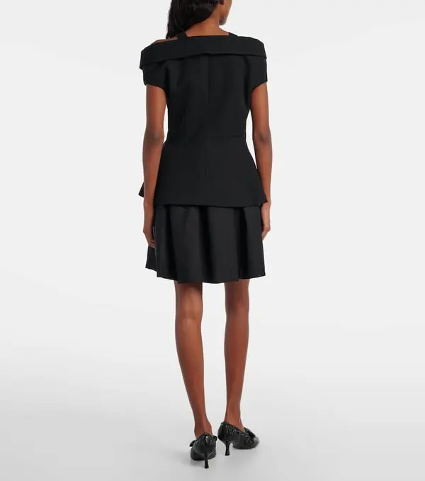 Noir Kei Ninomiya Cutout Wool Top