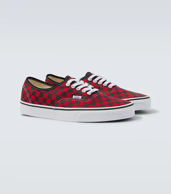 Valentino Garavani X Vans Vlogo Checked Sneakers - Red