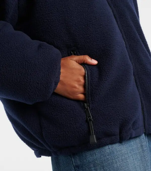 Miu Miu Down-filled Fleece Jacket - Blue