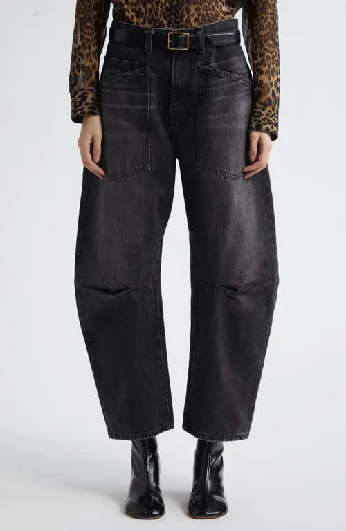 NILI LOTAN Shon Barrel Leg Jeans