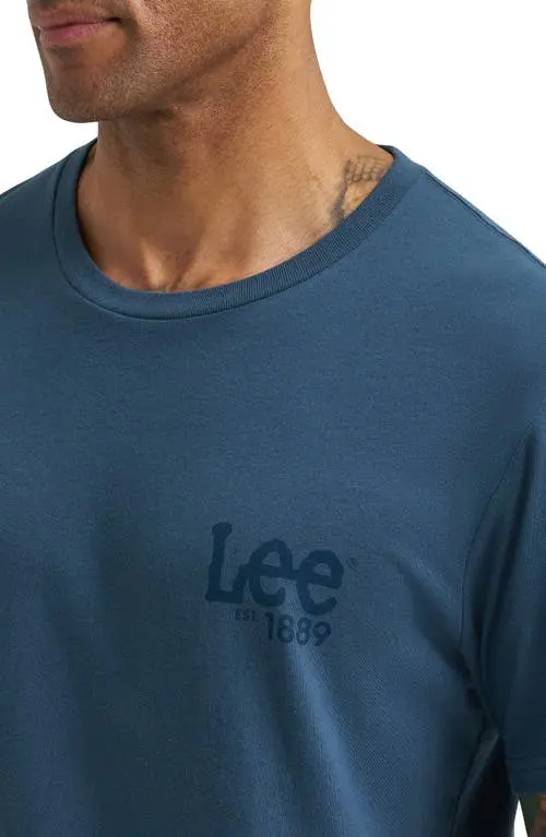 LEEM Logo Graphic T-shirt - Midnight Navy