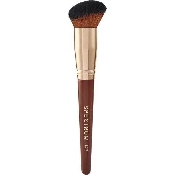 SPECTRUM Pantherine Angled Buffing Foundation Brush - Brown