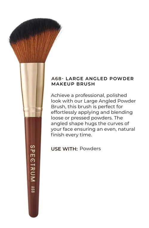 SPECTRUM Pantherine Large Angled Powder Brush