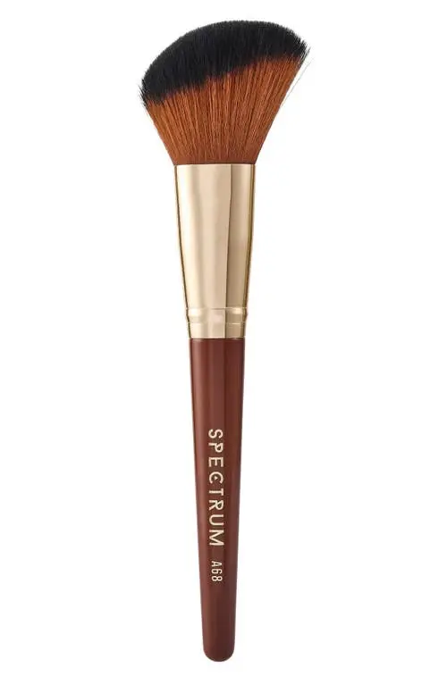SPECTRUM Pantherine Large Angled Powder Brush - Brown