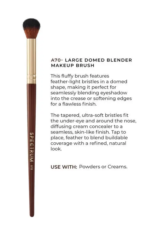 SPECTRUM Pantherine Large Domed Blender Brush
