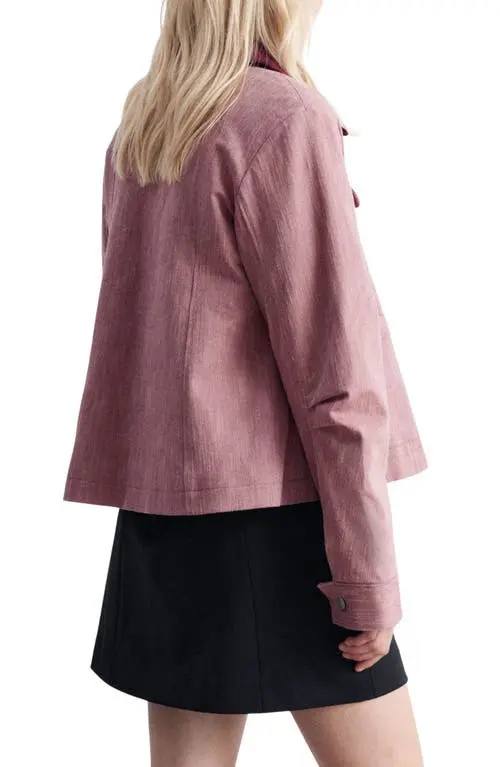 & Other Stories A-line Stretch Cotton Twill Jacket