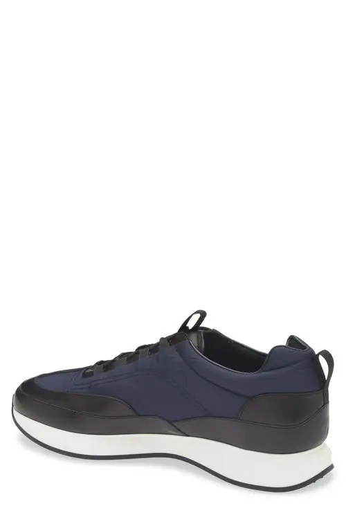 John Lobb Laced Stream Sneaker - Black/navy