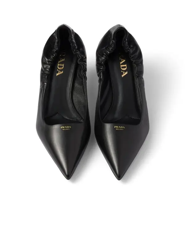 Prada Leather Pumps - Black