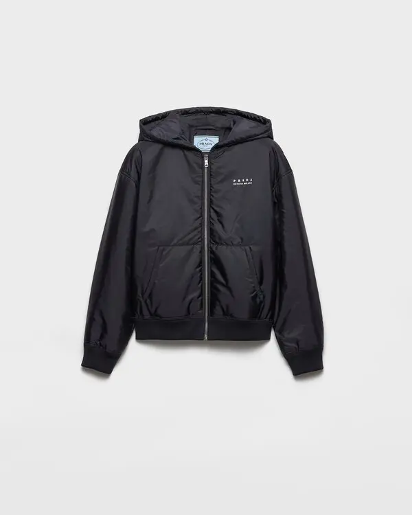 Prada Re-nylon Hooded Blouson Jacket