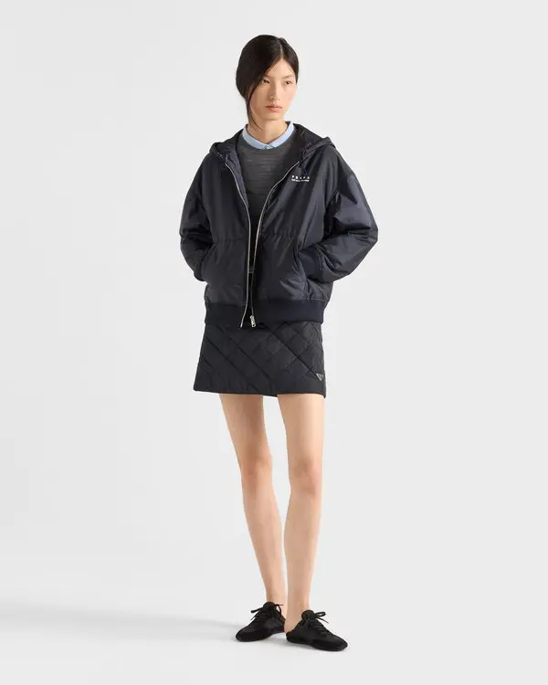 Prada Re-nylon Hooded Blouson Jacket