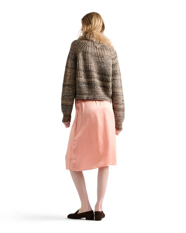 Prada Wool And Cashmere Crew-neck Sweater