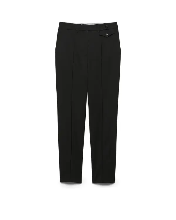 Prada Straight Fit Light Wool Pants