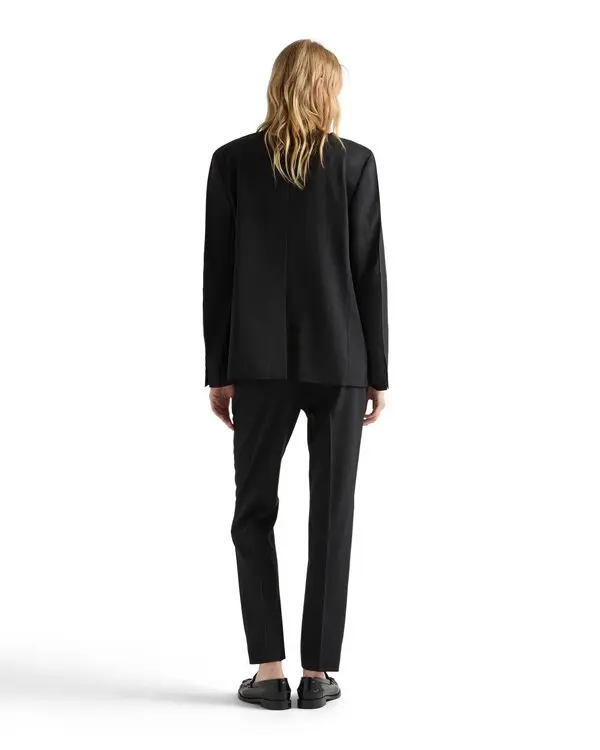 Prada Straight Fit Light Wool Pants
