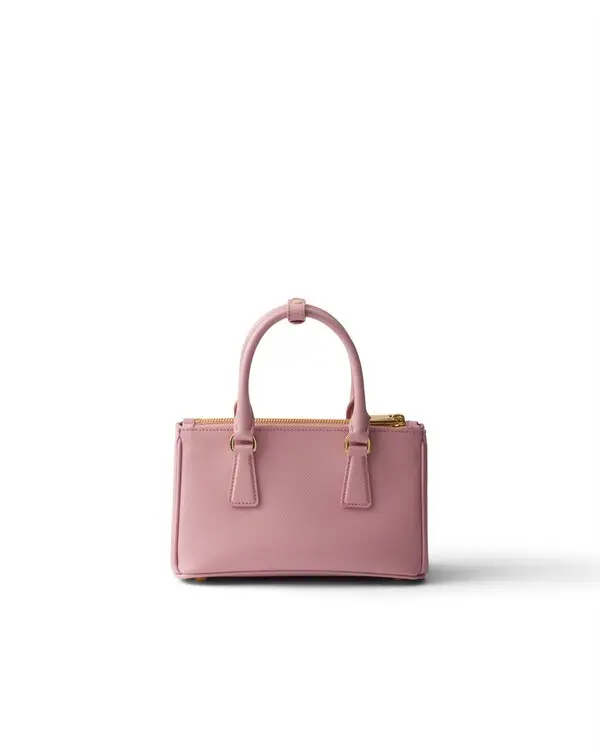 Prada Galleria Mini Saffiano Leather Bag - Pink