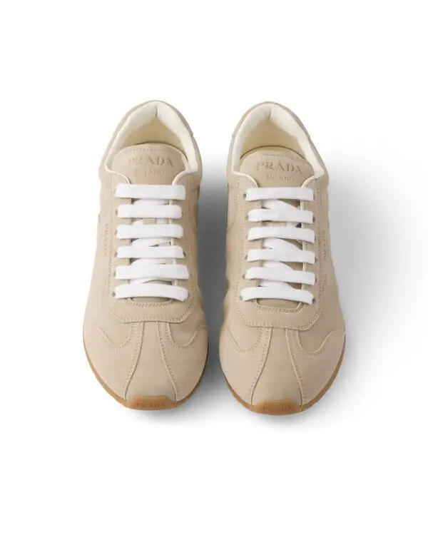 Prada Suede Sneakers - Grey