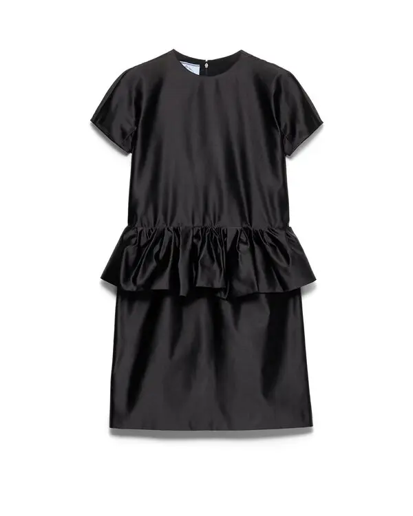 Prada Duchesse Silk Mini-dress