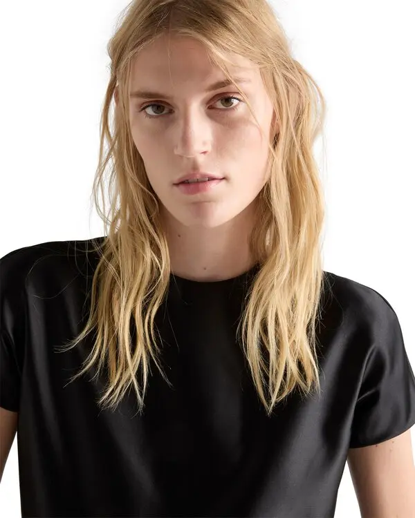 Prada Duchesse Silk Mini-dress