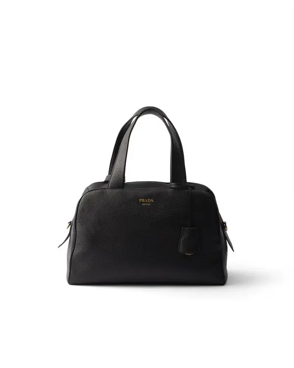 Prada Large Leather Top-handle Bag