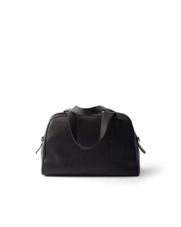 Prada Large Leather Top-handle Bag