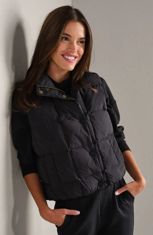 RHONE Powder Puffer Down Vest - Pure Black