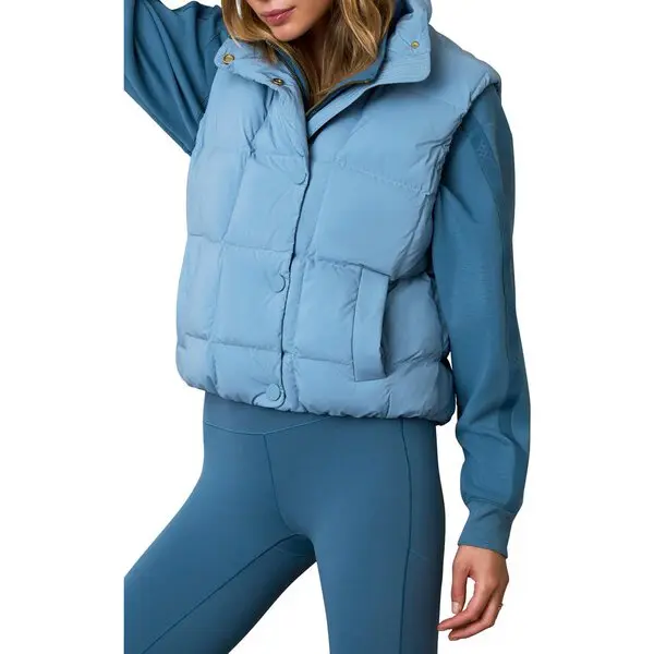 RHONE Powder Puffer Down Vest - Skyline Blue